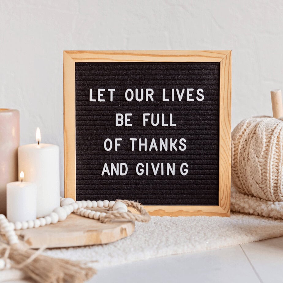 28 Cute Thanksgiving Letter Board Ideas You Need to Copy - Sustain Life ...