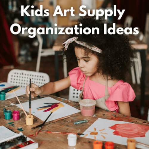 17 Creative Solutions For How to Organize Kids Art Supplies - Sustain ...