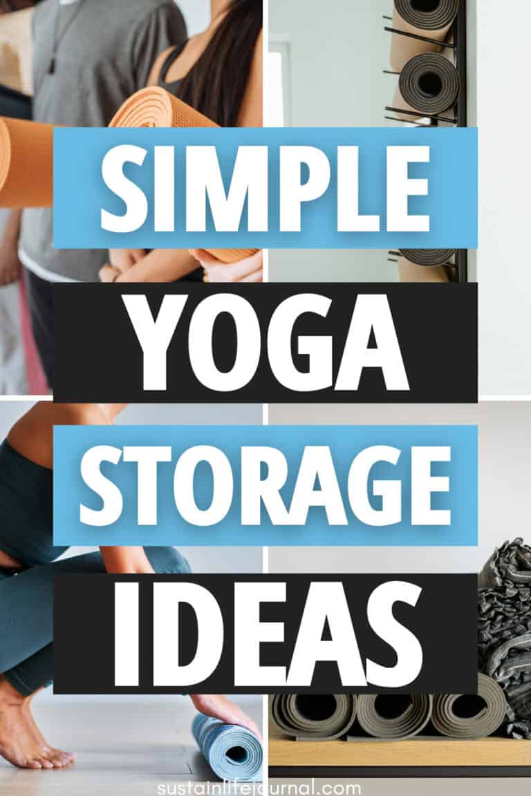 10 Brilliant Yoga Storage Ideas To Organize Your Yoga Room - Sustain ...