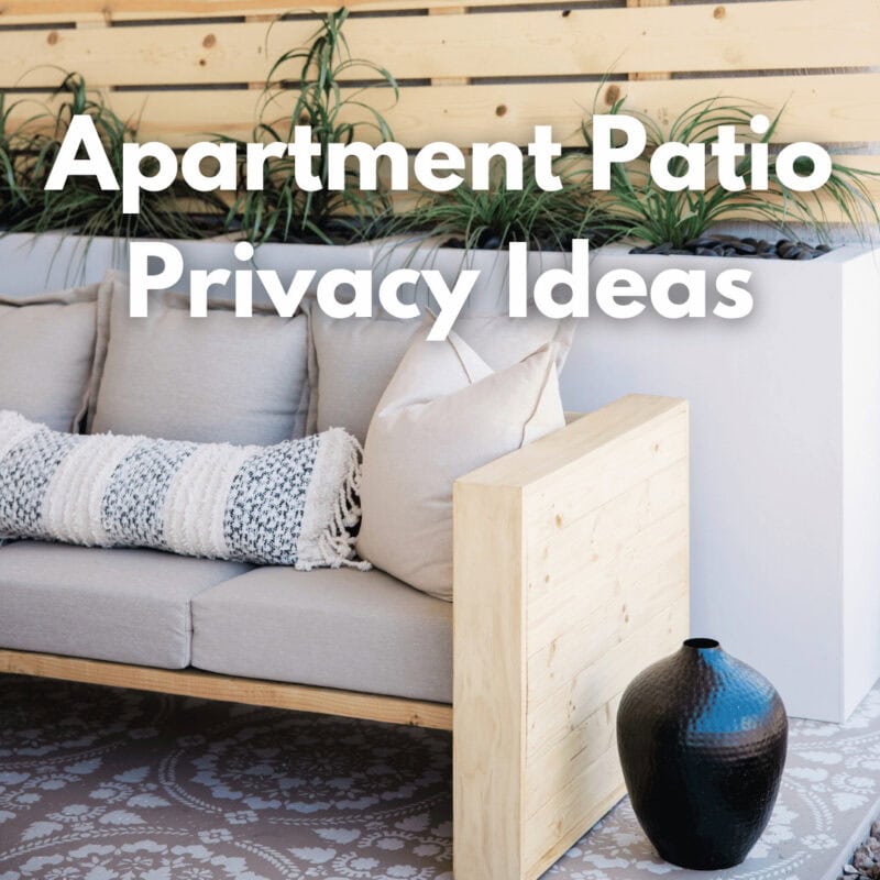 Use These Apartment Patio Privacy Ideas For Peace of Mind - Sustain ...