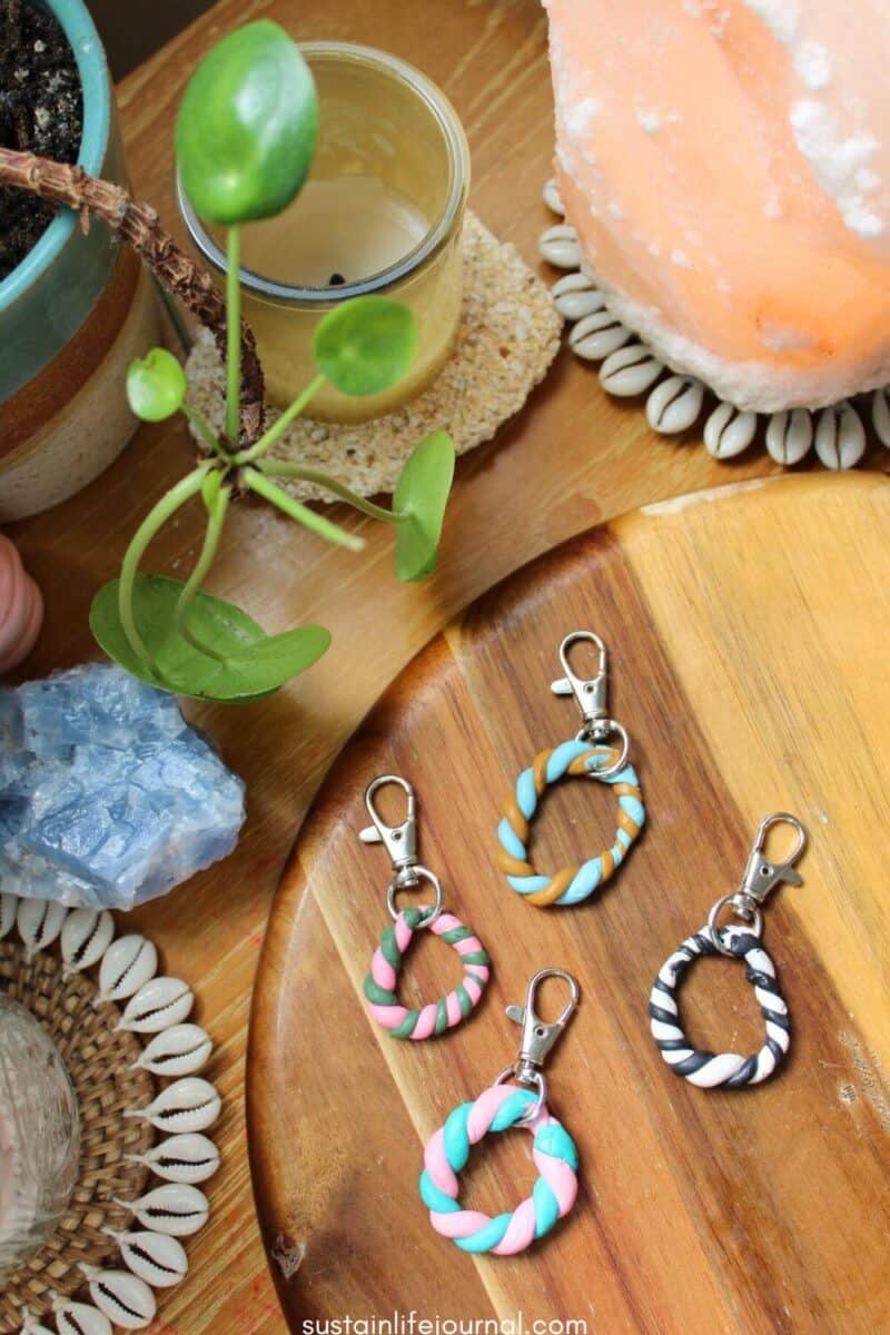 Easy Step By Step Guide On How To Make Clay Keychains - Sustain Life ...