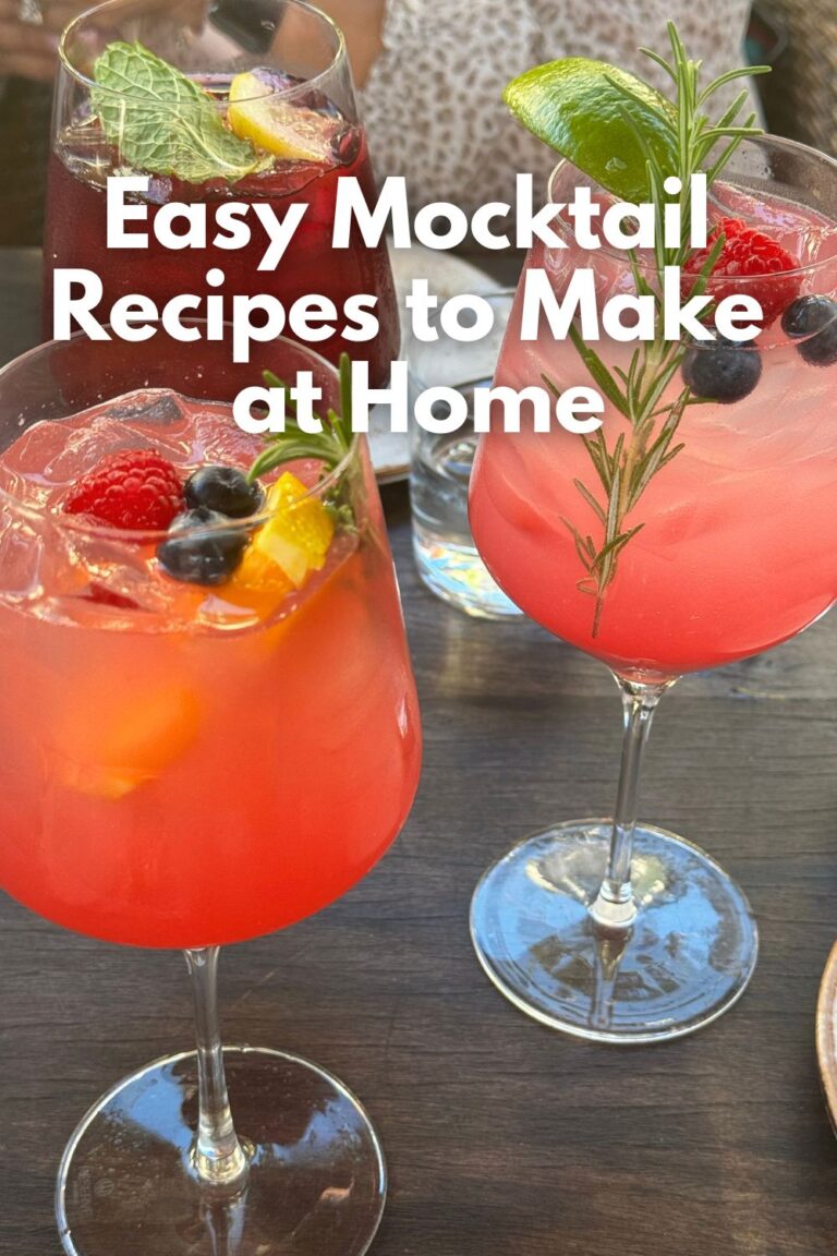 Must Try Easy Mocktails Recipes To Make at Home - Sustain Life Journal