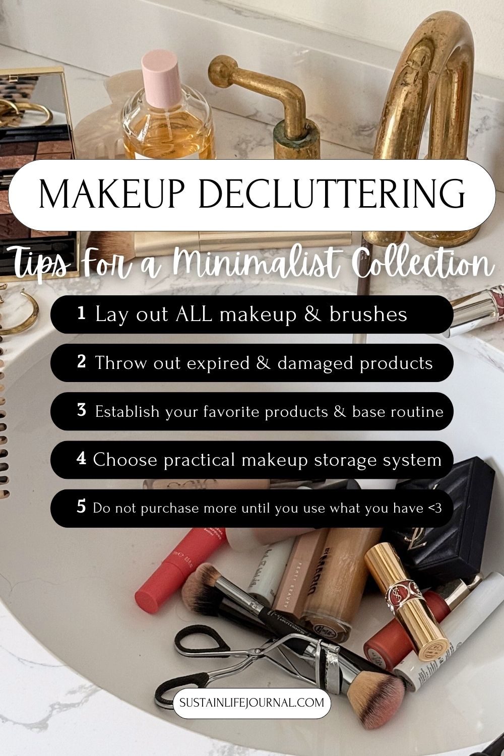 Brilliant Makeup Storage Ideas To Calm Your Bedroom Vanity or Bathroom ...